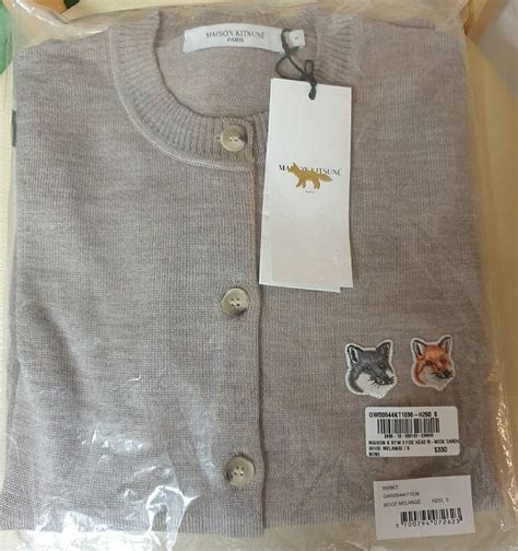 [정품] 메종키츠네 가디건 여성용 오트밀 색상 새상품 기타 수입명품 중고나라