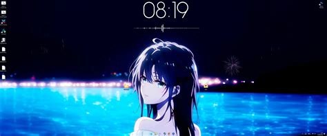 Живые обои Юкино Юкиношита на берегу реки скачать на