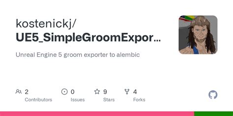Github Kostenickjue5simplegroomexporter Unreal Engine 5 Groom