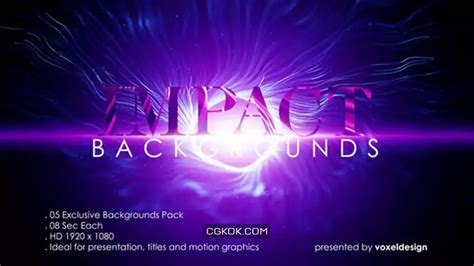 بک گراند موشن گرافیک Impact Backgrounds در سیجی کوک