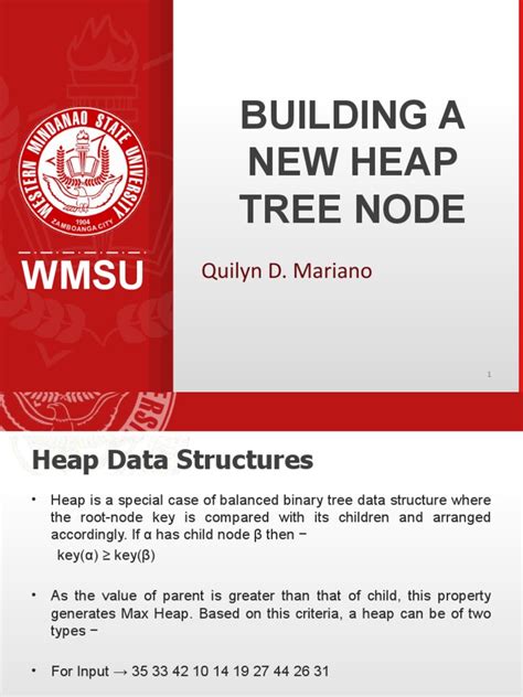 Building A New Heap Tree Node Download Free Pdf Algorithms Theoretical Computer Science