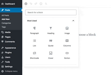 Wordpress Gutenberg Default Blocks 5 2 WePropagate