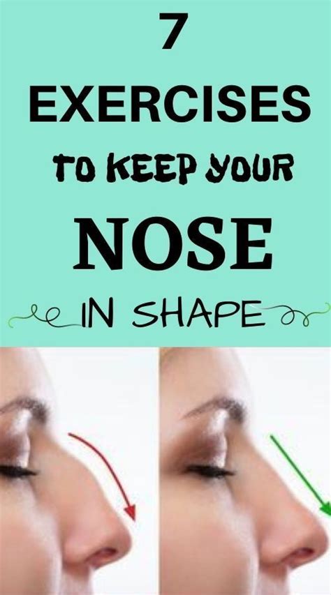 7 Unbelievable Exercises That Will Help Keep Your Nose In Shape Artofit