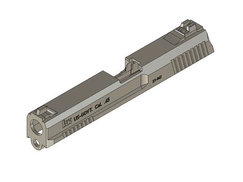 Stl File Mk23 Socom Slide Airsoft Tm 🛝・3d Printing Template To Download・cults