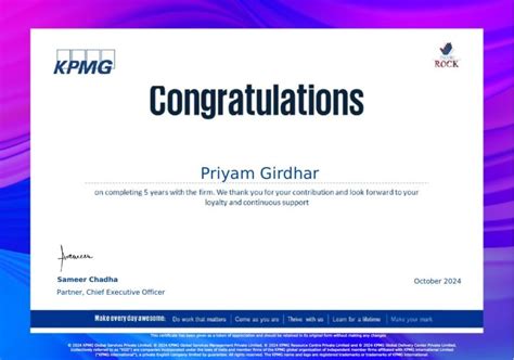 Priyam Girdhar On Linkedin Workanniversary 5yearsstrong Grateful
