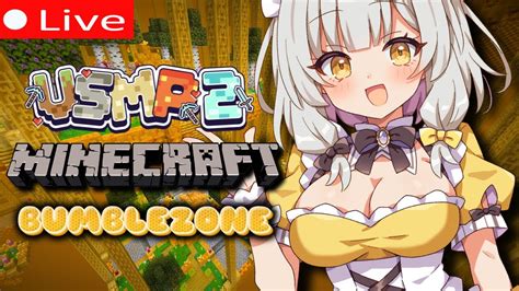 Bee Dimension Exploration 💗 【 Minecraft The Bumblezone Vsmp 2