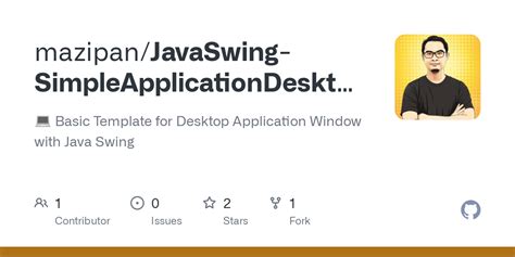 github mazipan javaswing simpleapplicationdesktoptemplate computer