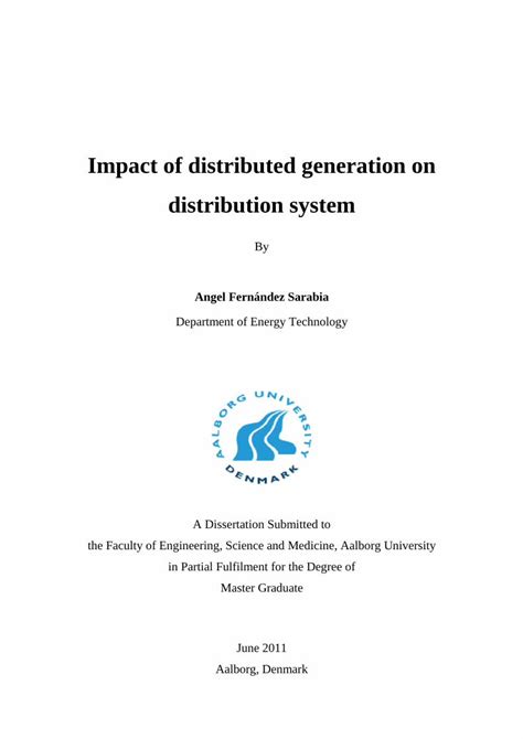 Pdf Impact Of Distributed Generation On Distribution System Dokumen