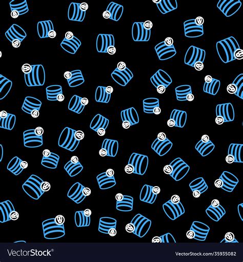 Line Server Security With Closed Padlock Icon Vector Image