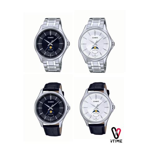Casio นาฬิกาผู้ชาย รุ่น Mtp M100d Mtp M100l Moon Phase Shopee Thailand