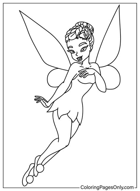 Emo Tinkerbell Coloring Pages 2025