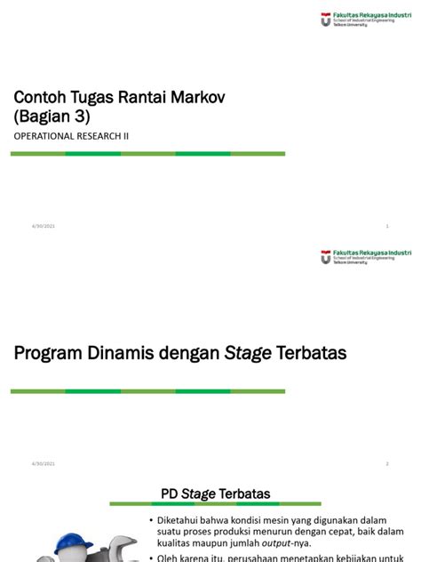 11 Contoh Tugas Rantai Markov Bagian 3 Pdf
