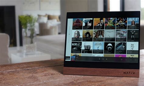 nativ unveils high resolution music system and touchscreen control
