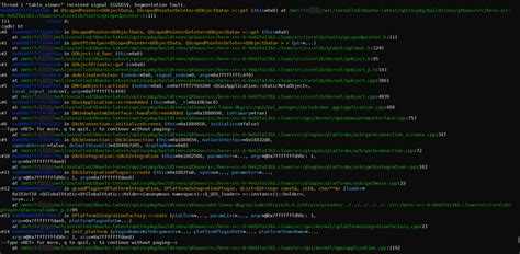 Segmentation Fault When Initializing Qapplication R Qtframework