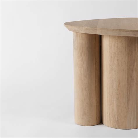 Organisk Side Table Organic Shape Side Table Solid Oak Freeform