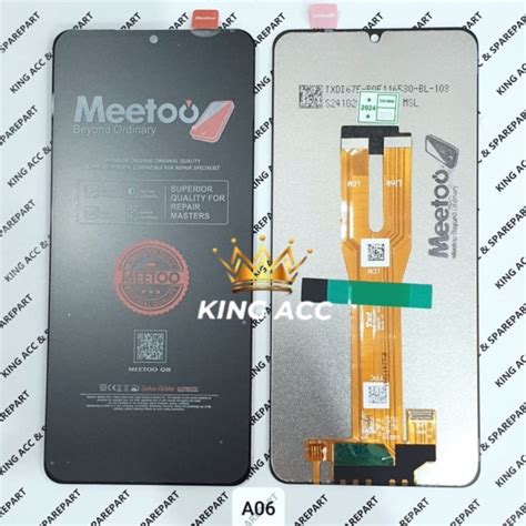 Jual Original Meetoo Lcd Touchscreen Samsung Galaxy A06 A065 Black Shopee Indonesia