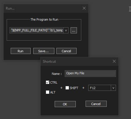 Textpad How To Create Shortcut To Open A Specific File Only In Notepad V 7 8 2 Stack Overflow