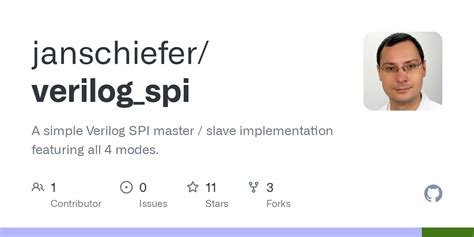 GitHub Janschiefer Verilog Spi A Simple Verilog SPI Master Slave Implementation Featuring