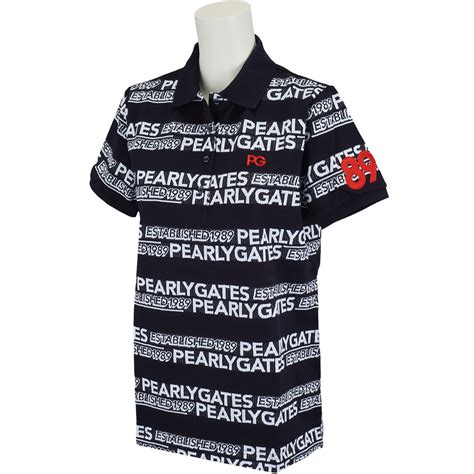 ★30off価格★【新品】pearly Gates パーリーゲイツ 半袖ポロシャツ オレンジ×ネイビー ボーダー柄 40％off