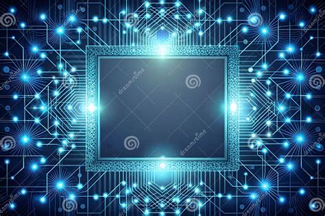 flat ai driven quantum computing frame concept as a minimalistic border