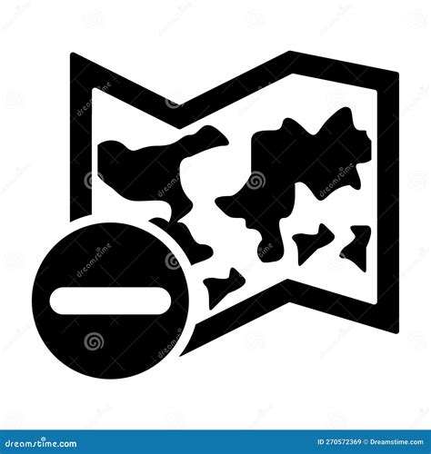 Remove Location Icon Stock Vector Illustration Of Designed 270572369