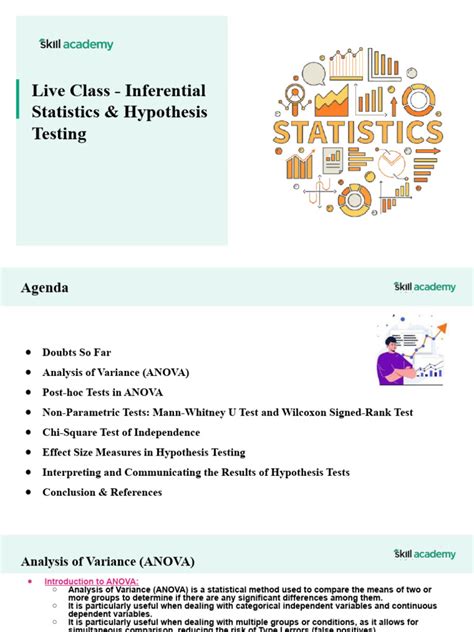 Live Class Inferential Statistics And Hypothesis Testing Download Free Pdf F Test Effect Size