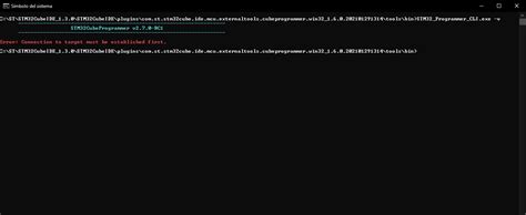 I Cant Burn Or Debug A Project On Stm32 Ide Stmicroelectronics Community