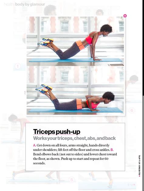 Tricep Push Ups Triceps Push Up Body Health
