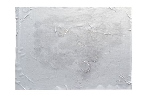 Wheat Paste Poster Texture Isolated On White Background With Clipping Path Stock Image Image