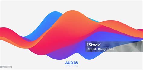음파 시각화 3d 컬러풀 한 단단한 파형 음성 샘플 패턴 음파에 대한 스톡 벡터 아트 및 기타 이미지 음파 추상적인 분석 보기 Istock