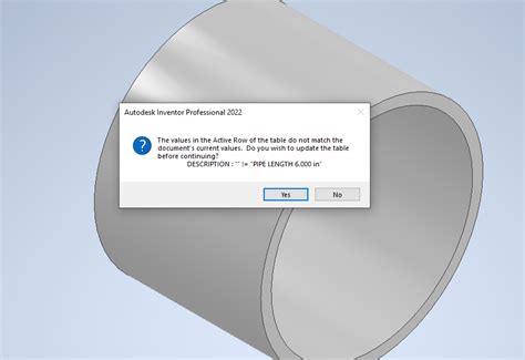 Values In The Active Row Of The Table Dont Match The Documents Current Values Autodesk Community