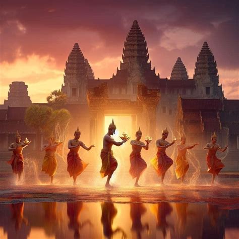 ស្អាតដូចចេញពីព្រេងនិទាន រូបភាព Ai នៃស្ដេច និង អប្សរាជំនាន់ប្រាសាទអង្គរ Khmerload Cambodia