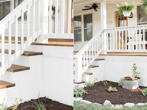 How To Build Wooden Steps Over Existing Concrete Steps Twigandthistle