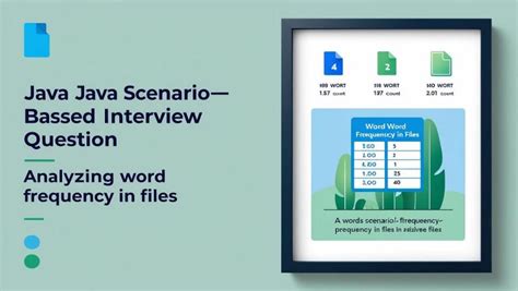 Raju M L N On Linkedin Java Scenario Based Interview Question 1 Analyzing Word Frequencies In