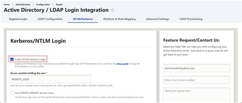 Enable Windows Auto Loginldap Sso On The Drupal Site Ntlm And Kerberos