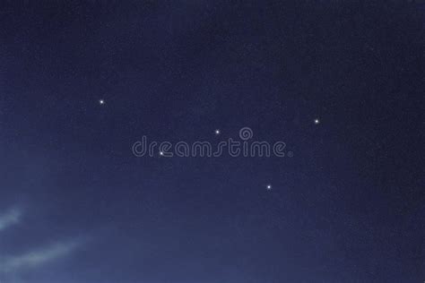 Cassiopeia Star Constellation Night Sky Cluster Van Sterren Deep Space