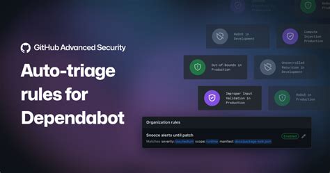 Introducing Auto Triage Rules For Dependabot Dimensional Data