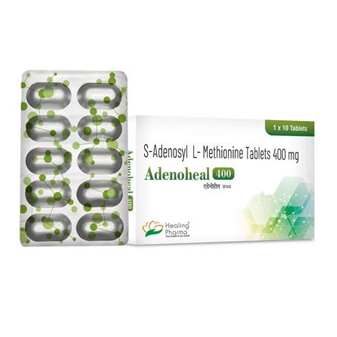 Adenoheal S Adenosyl Methionine 400mg Tablet At ₹ 780box S Adenosyl