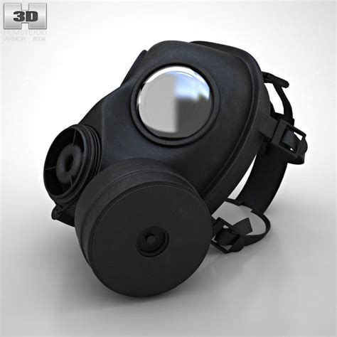 Противогаз спецназа 3D модель - Скачать Одежда на 3DModels.org