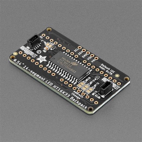 Adafruit 14 Segment Led Alphanumeric Backpack