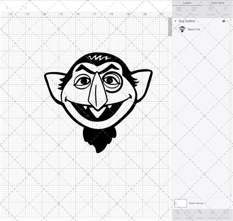 Count Von Count Sesame Street Svg Dxf Eps Png Svgshopart