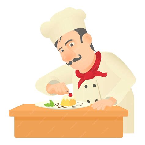 Premium Vector Pastry Chef Icon Cartoon Illustration Of Pastry Chef Vector Icon For Web