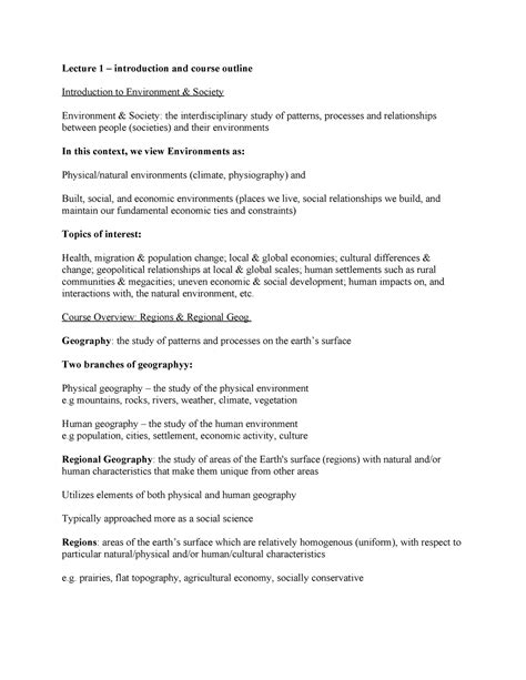 Lecture 1 Introduction And Course Outline Lecture 1 Introduction