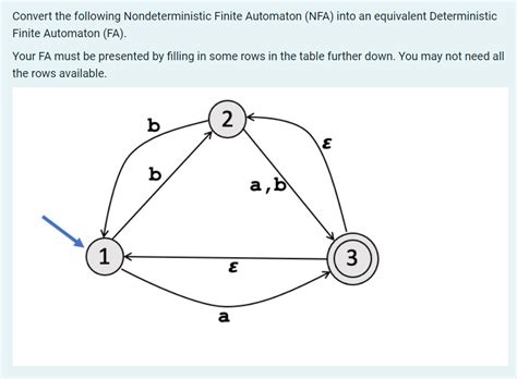 Solved Convert The Following Nondeterministic Finite