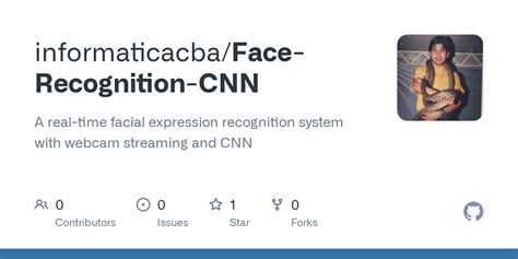 github informaticacba face recognition cnn a real time facial