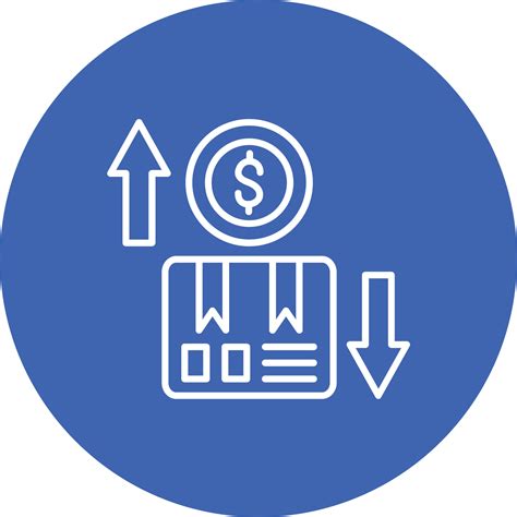 Variable Expenses Line Circle Background Icon 17622521 Vector Art At