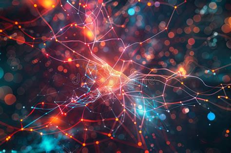 A Visual Of A Neural Network Illustrating The Interconnected Nodes And