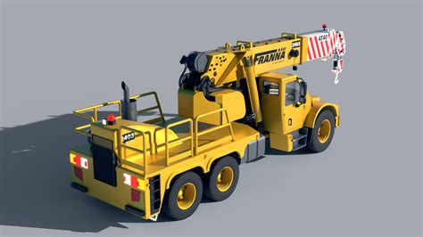 Franna At40 Crane 3d Model By Sufyan Shah Din