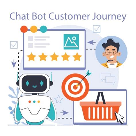 Chat Bot Set Ai Powered Customer Service Online Vector Image