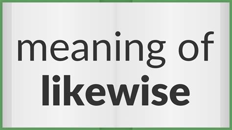 What Is A Likewise Statement At Donte Galiano Blog